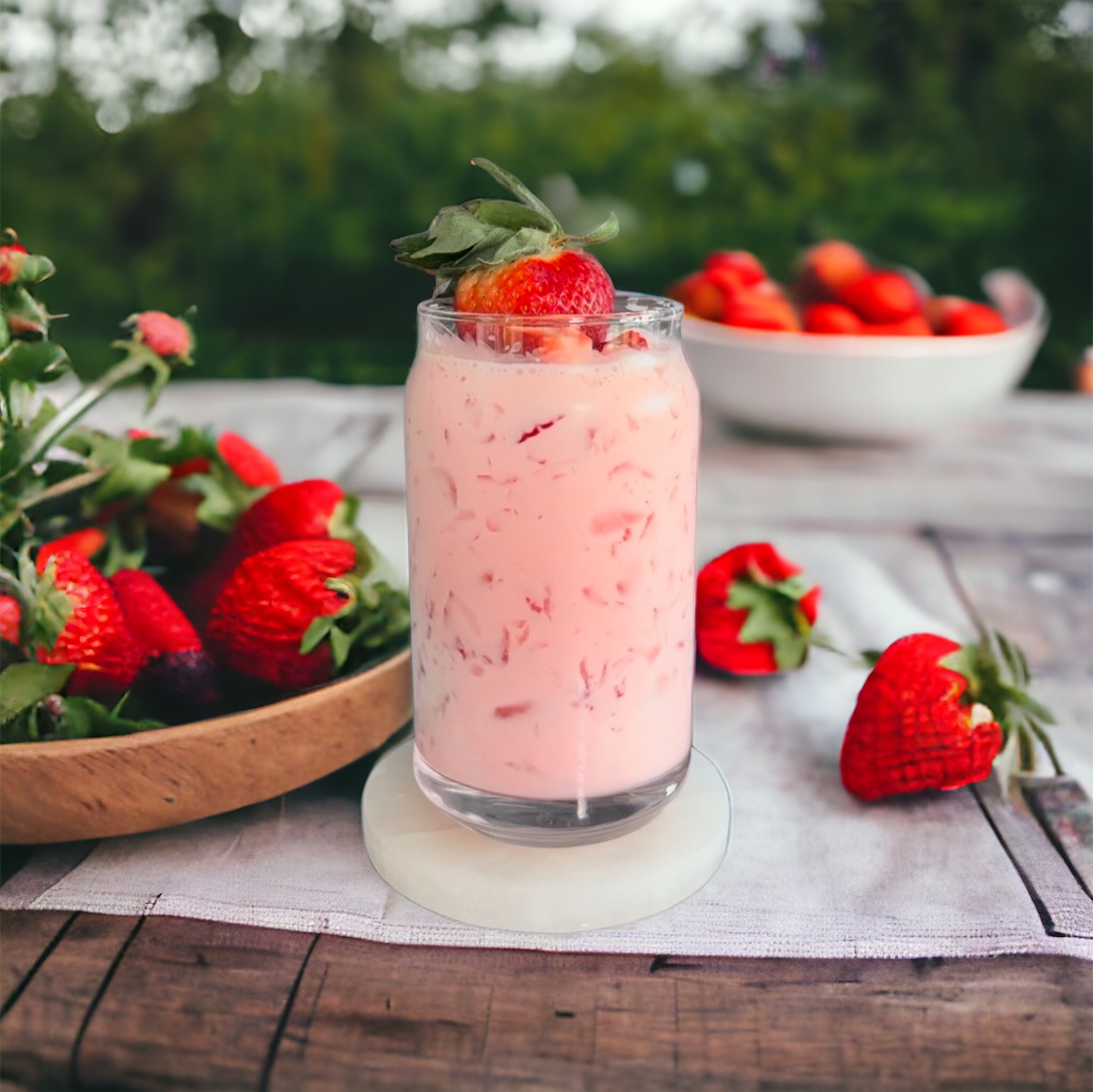 Strawberries And Cream Cocktail Recipe - Styled By Daisies