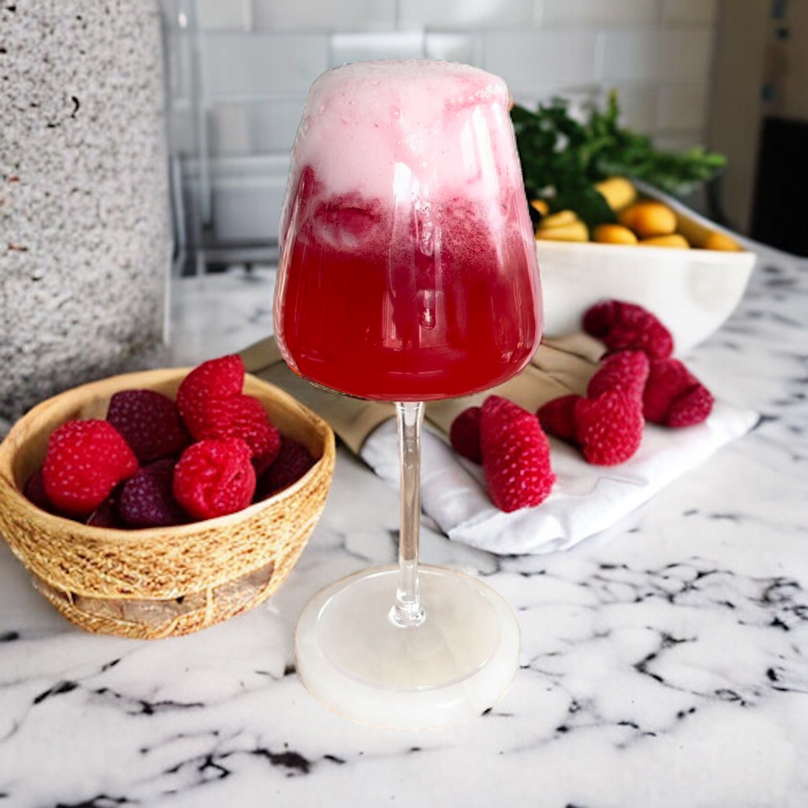 Raspberry Sorbet Spritz Float - Styled By Daisies