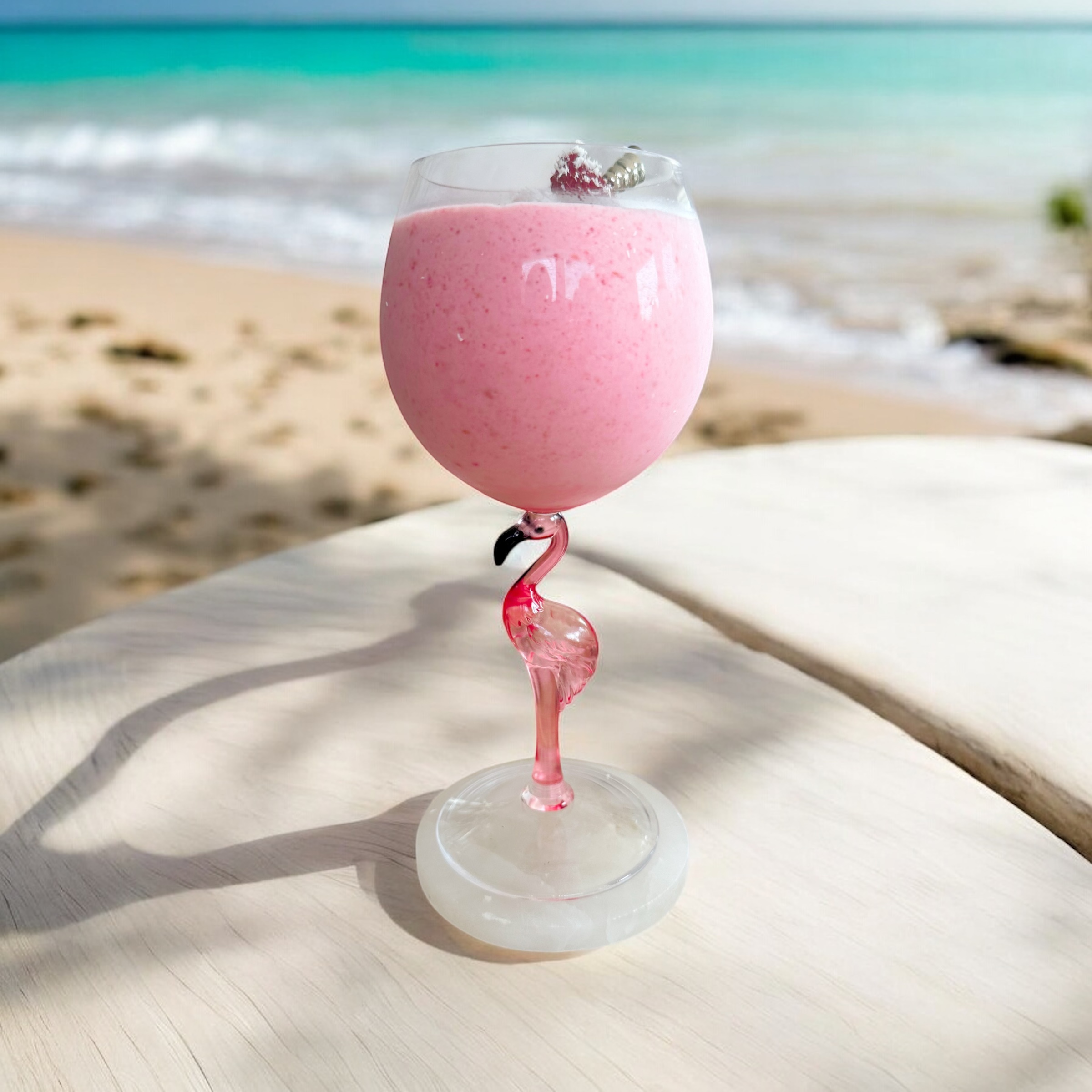Frozen Flamingo Cocktail - Styled By Daisies