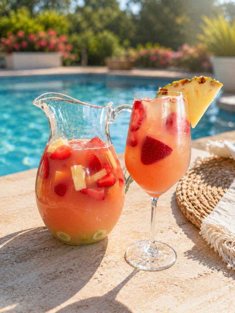 Raspberry White Sangria Recipe (72-Ounce Pitcher for Parties) - Styled ...
